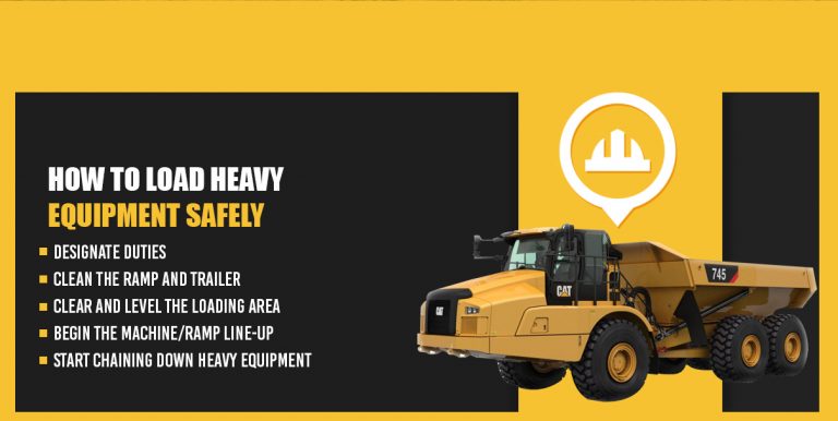 How to Safely Load and Transport Heavy Equipment