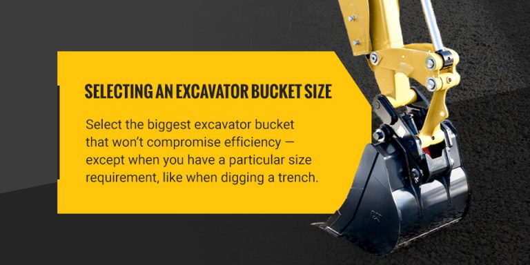 How to Choose the Right Excavator Bucket - Thompson Tractor