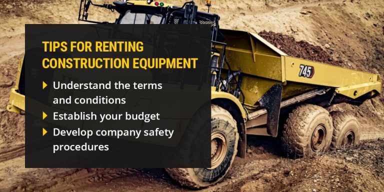 Guide to Renting Construction Equipment | Blog